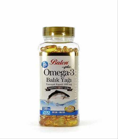 Omega-3 200 caps 1380mg fish oil