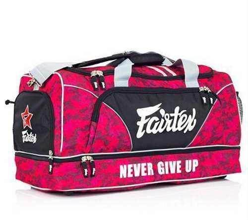 Сумка спортивная Fairtex Red Camo BAG2, красная