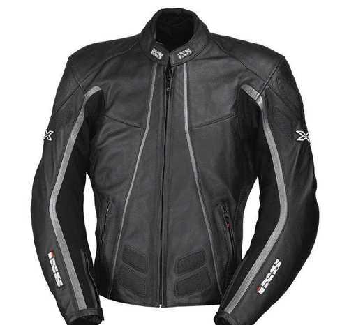 Куртка мотоциклетная кожаная IXS Black Jack