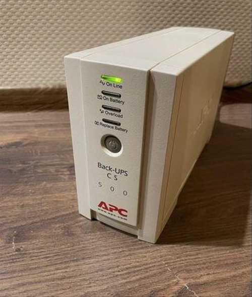 Ибп APC Back-UPS CS 500VA 300W BK500EI