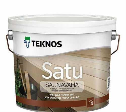 Воск для сауны Teknos Satu Saunavaha 2,7 л