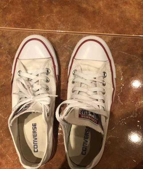 Кеды converse белые женские