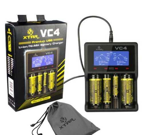 Автоматическое зарядное устройство xtar VC4