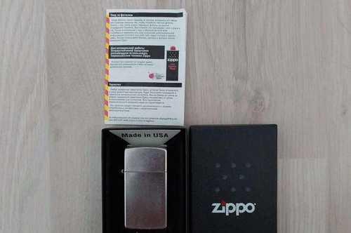 Продам зажигалку Zippo 1607 Slim, Street Chrome, п