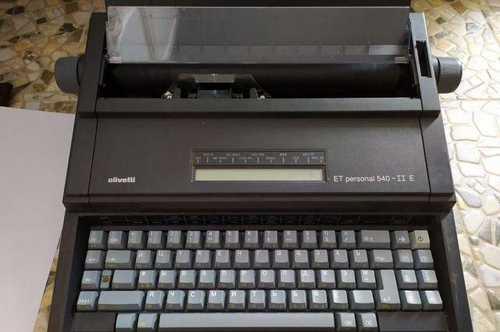 Пишущая машинка olivetti et personal 510-ii