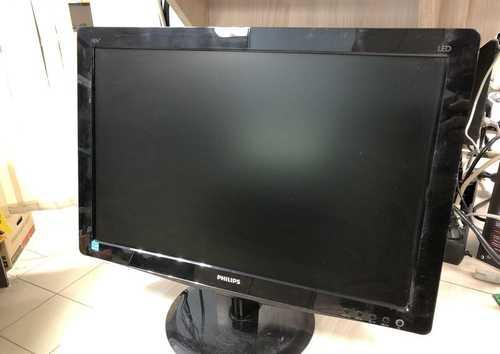 Монитор philips 190V3LSB 19", черный