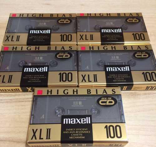 Аудиокассет Maxell xlii 100 новые из пака