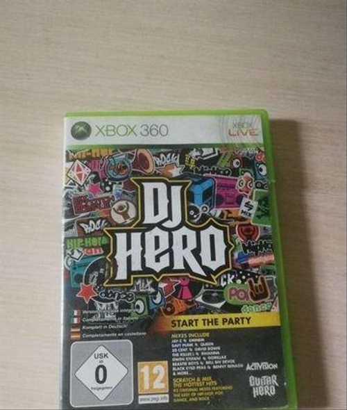 Диск DJ Hero для Xbox 360