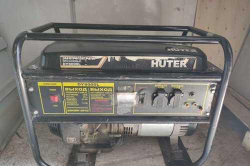 Бензиновый генератор Huter DY8000l (220В)
