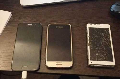 Телефоны разбитые, Samsung, Sony xperia