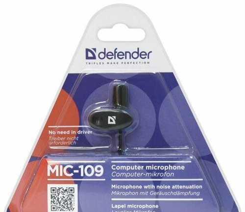 Петличный микрофон Defender Mic-109