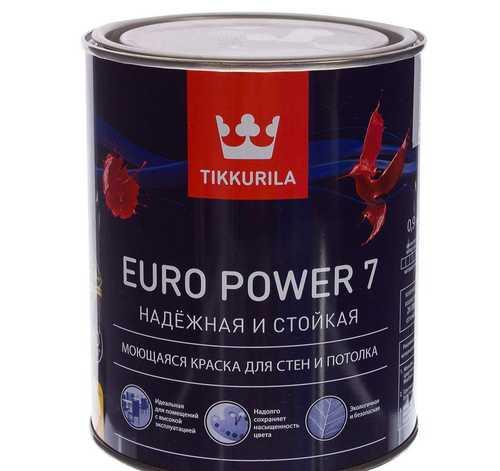 Краска Tikkurila Euro 7 латексная интерьерная