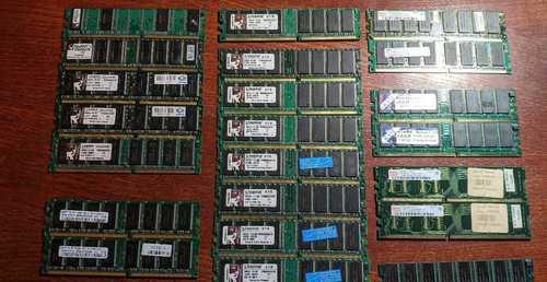 DDR 256/512/1024 Mb 333-400 Mhz