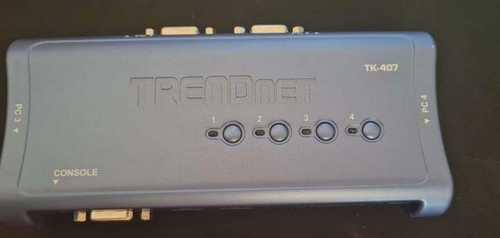 Kvm переключатель trendnet TK-407K