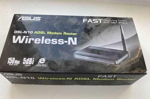 Wifi роутер adsl dsl-n10