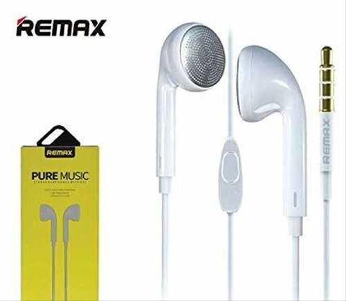 Наушники с микрофоном белые Remax RM-303
