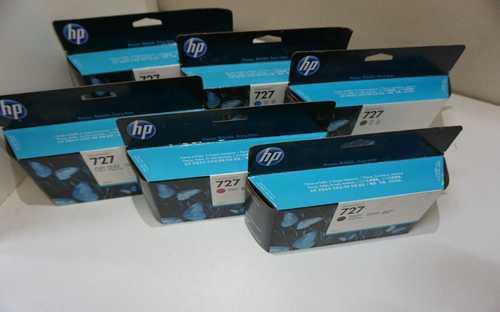 Картриджи XL HP # 727 HP B3P19A - HP B3P24A компл