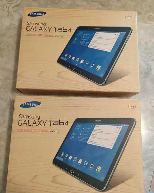 Пустые коробки от планшетов Samsung Galaxy Tab4