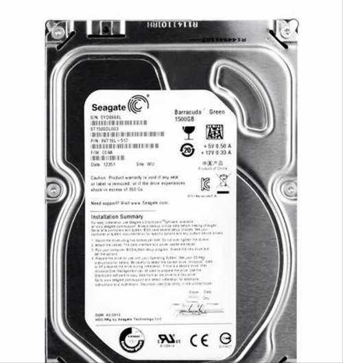 Жесткий диск Seagate 1,5Tb ST1500DL003 sataiii 3.5