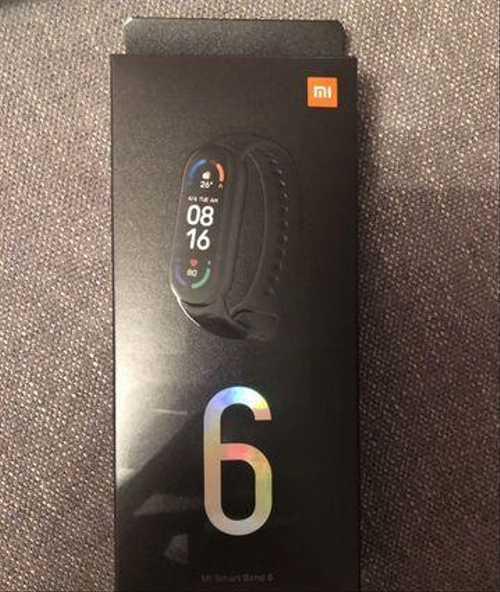 Умный браслет Xiaomi Mi Band 6 чёрный