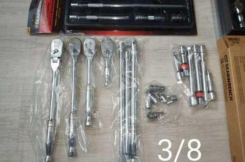 Набор ключей трещоток 18пр Gearwrench 3/8 на 90зуб