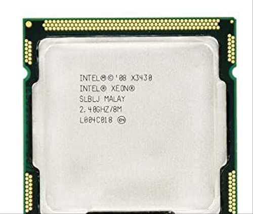Процессор CPU Intel, Xeon X 3430