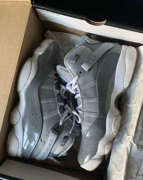 Кроссовки Jordan 6 rings gray. Us 9,5