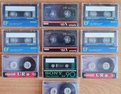 Аудиокассеты Sony, Fuji, Maxell