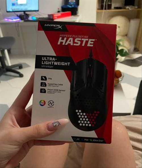 Мышь проводная HyperX Pulsefire Haste