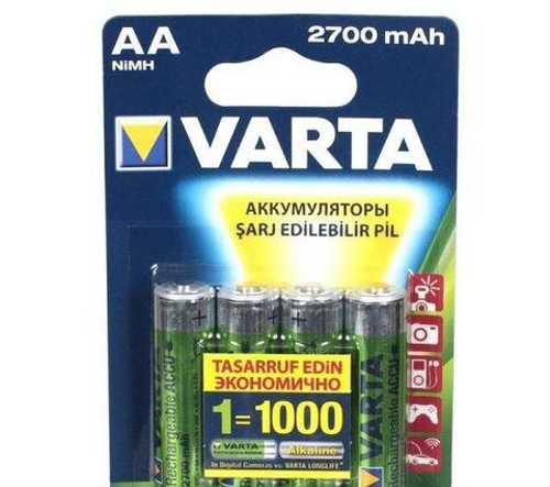Аккумулятор Varta AA 2700 mAh Bl4 опт розница