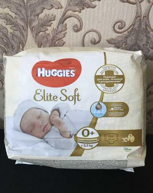 Подгузники huggies elite soft