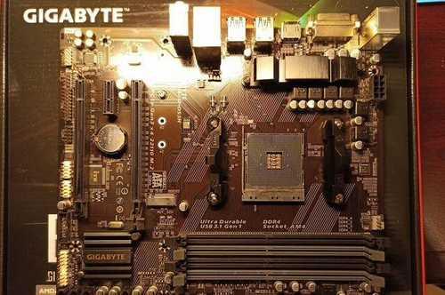 Материнская плата gigabyte GA-AB350M-DS3H