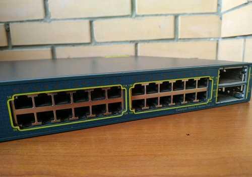 Коммутатор Cisco WS-C3560E-24PD-S PoE гигабит