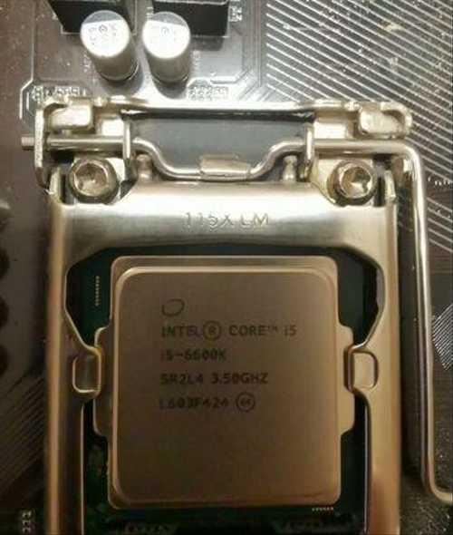 Intel core i5 6600k+материнская плата