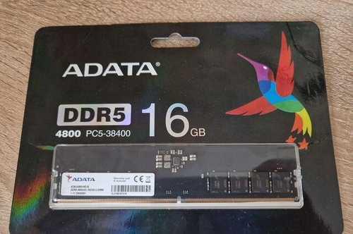 Оперативная память DDR5 adata AD5U480016G-R