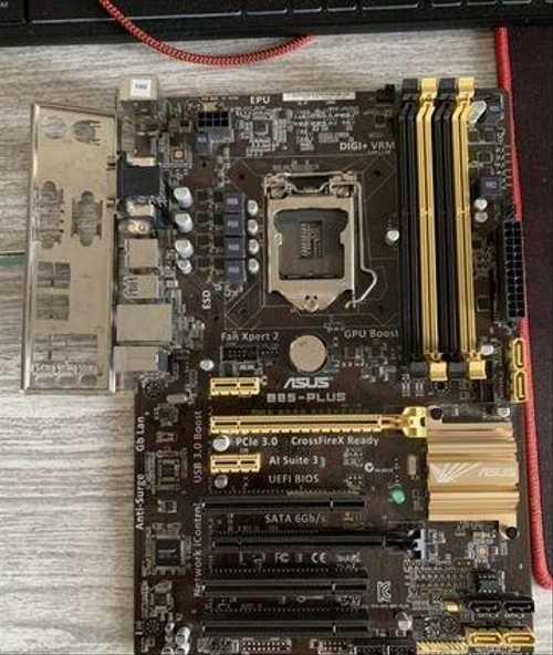 Материнская плата asus b85 plus 1150