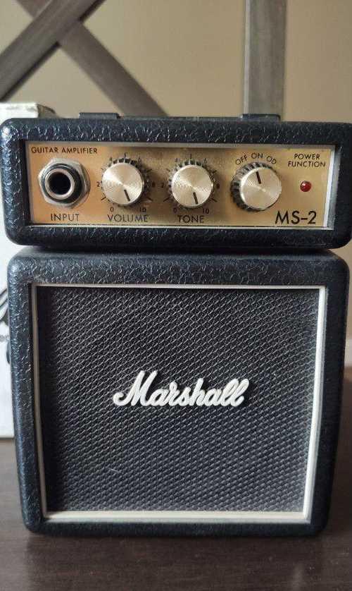 Гитарный комбик marshall ms-2 micro amp