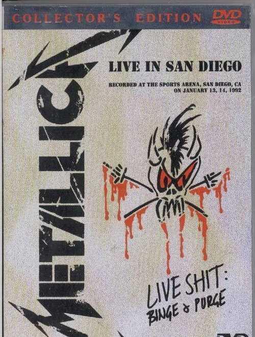 Metallica - Live Shit: Binge & Purge (1993) DVD