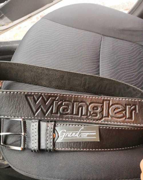 Ремень из кожи Wrangler