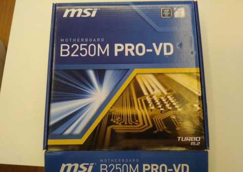 MSI B250M PRO-VD (1151) нерабочая