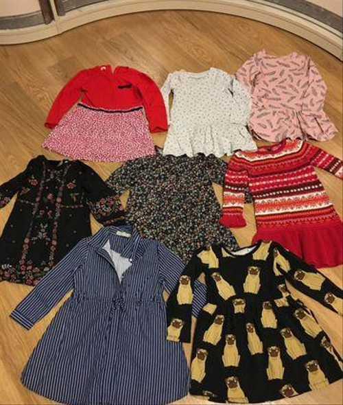 Пакет платьев Gap, Zara, HM, Mini Rodini