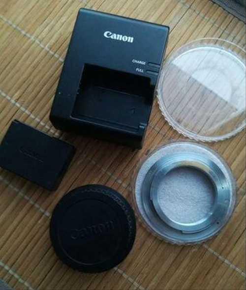 Зарядка, аккумулятор Canon LC-E10, крышка, адаптер