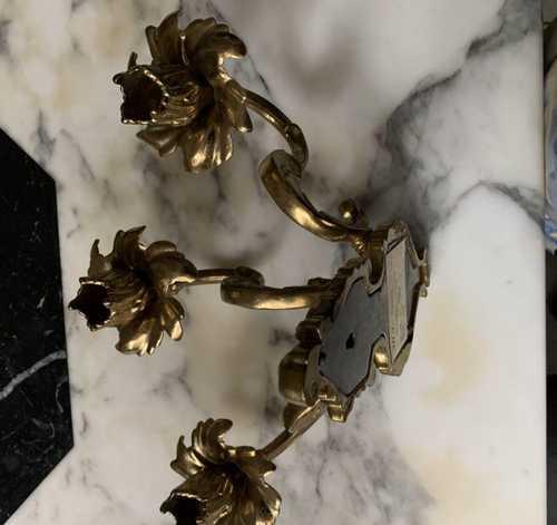 Подсвечник Бра металл СССР редкий Новый