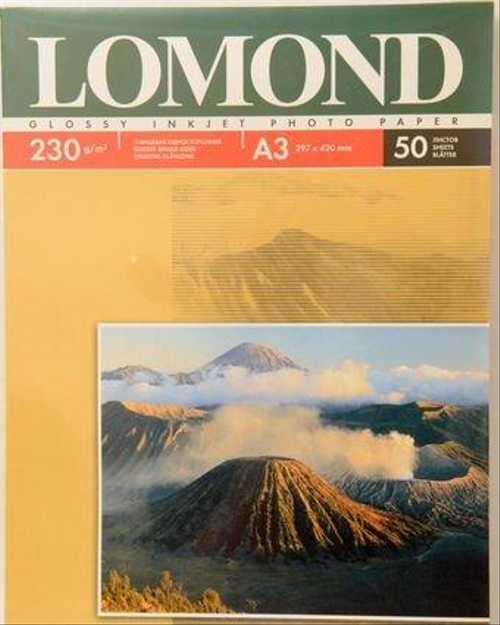 Фотобумага Lomond A3, 230 г/м2, 50 л