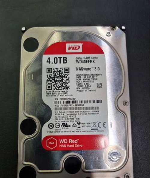 Жесткий диск WD Red 4TB