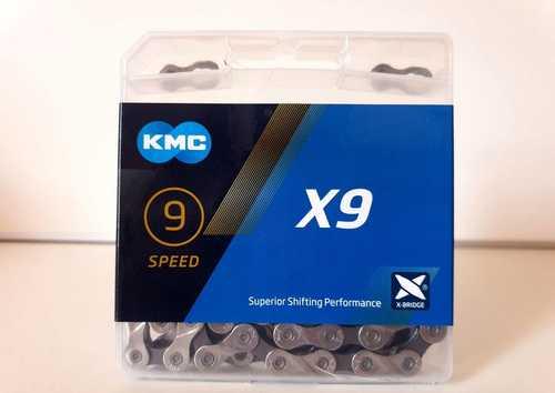 Цепь велосипедная KMC 9 скор