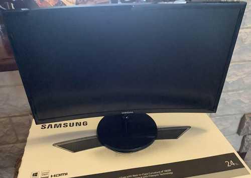 Монитор Samsung 24” Essential Curved CF390