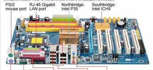 Связка 775 P35-S3G+Core2 Quad Q8300+DDR2 3x2Gb