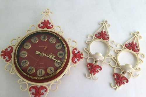 Часы янтарь настенные СССР