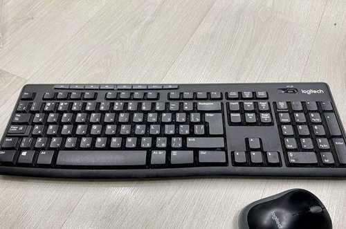 Безпроводная клавиатура + мышка Logitech K270